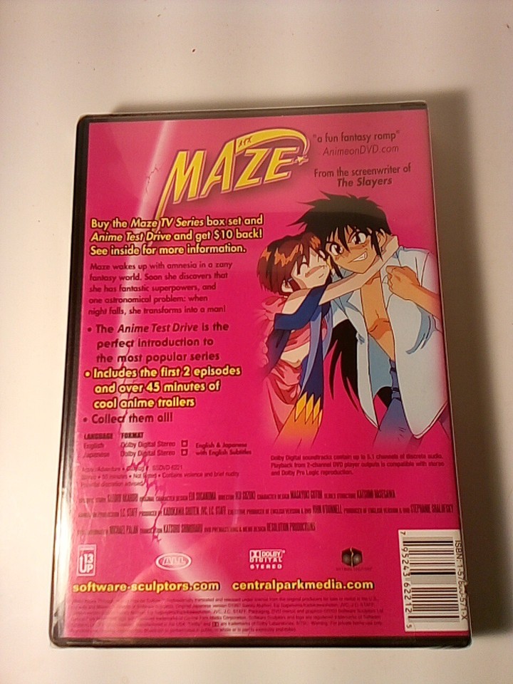 Anime Test Drive: Maze TV Series (DVD, 2003) 795243622125 | eBay