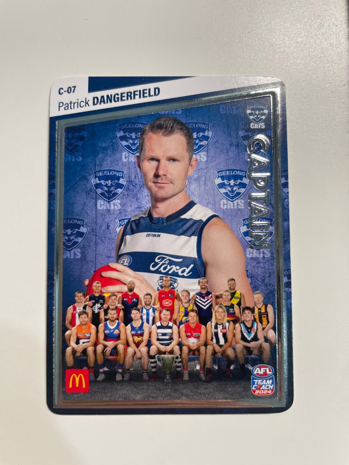AFL Teamcoach 2024 MACCA'S Captain Cards - ALL SILVER CARDS | eBay ...
