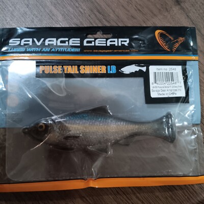 Savage Gear Pulse Tail Shiner LB Sexy 5" Fishing Lure For Muskie, Bass ...