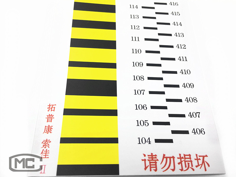10 PCS SETTEMENT OBSERVATION STICKER FOR TOPCON DL502 SOKKIA SDL30 ...