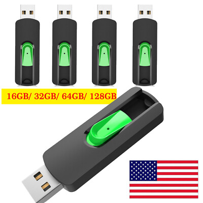16GB 32GB 64GB 128GB USB 2.0 Flash Drive Thumb Memory Stick Pen Drives ...