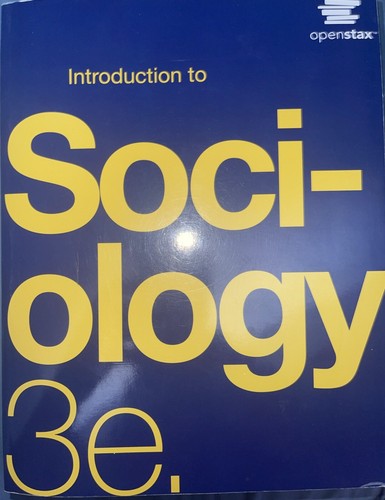 Introduction to Sociology 3e by OpenStax Official Print Version, | eBay