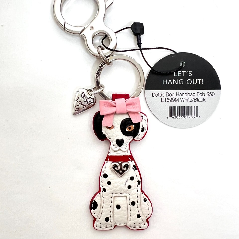 BRIGHTON Leather Handbag Charms Fobs Key Chains NWT $45-50 | eBay