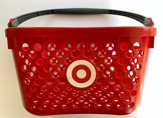 Full Size Target Red Shopping Basket | eBay