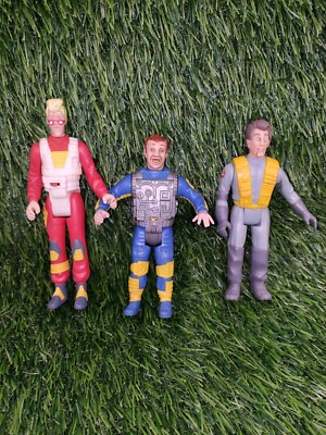3 The Real Ghostbusters 1988 Ray Egon Peter Vintage Kenner Figures | eBay