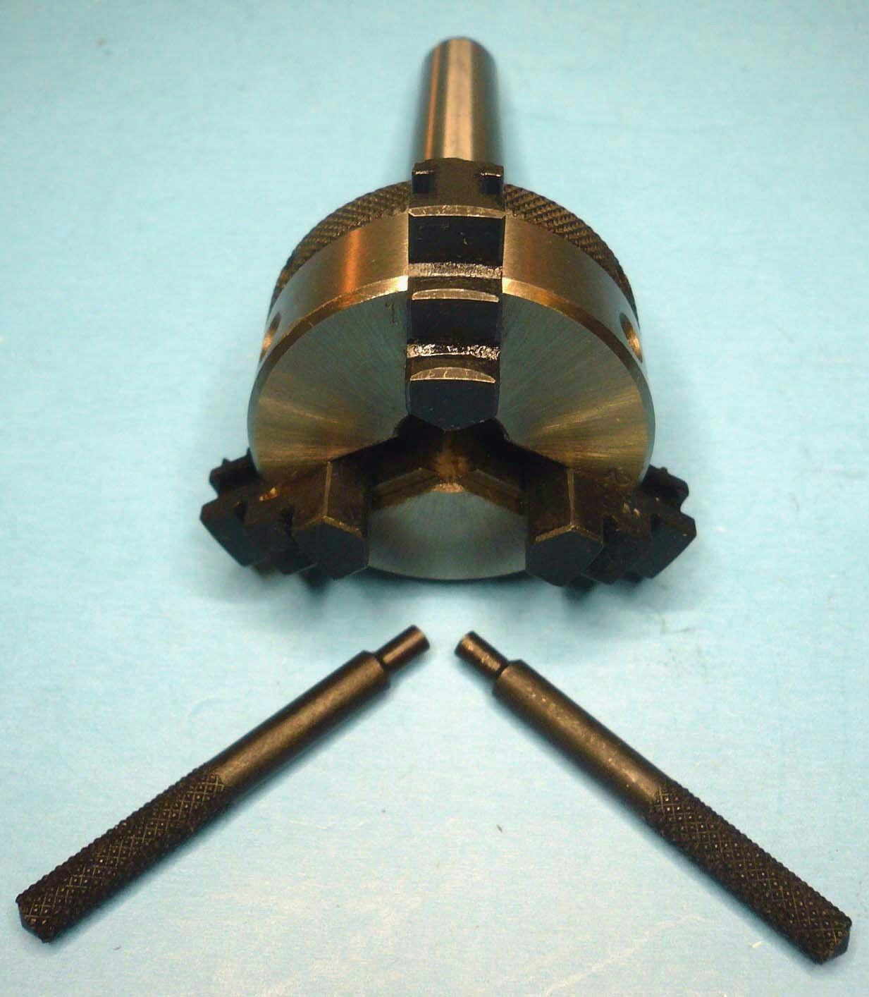 3-Jaw x 2" Mini Lathe Chuck + MT1 Arbor + Self-Centering Jaws Fits ...