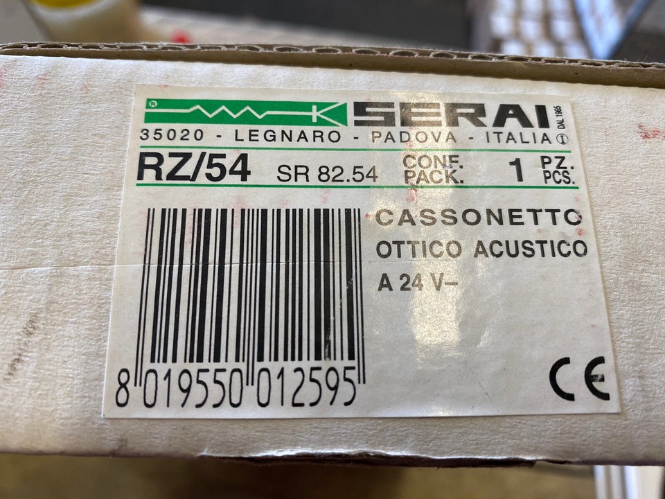 Serai Sr82.54 Rz/54 Visual and Acoustic Alarm Device | eBay