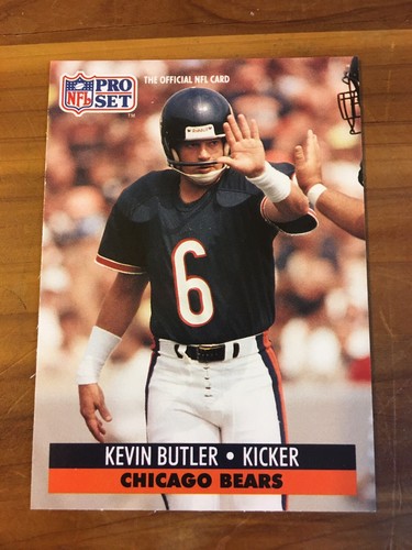 Kevin Butler Chicago Bears Kicker - NFL Pro Set 1991 #100 | eBay