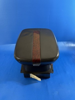 2007-2014 Cadillac Escalade Black Leather Woodgrain Center Console Arm ...