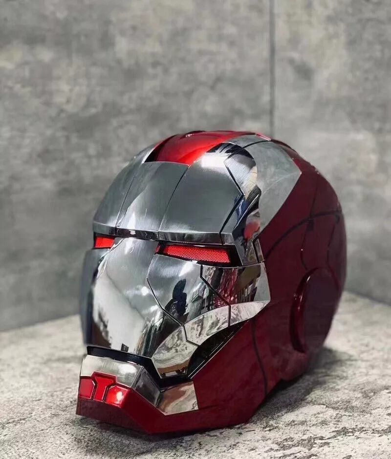 1:1 Iron Man MK5 Helmet Electronic Voice Activated Open&Close Mask ...