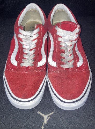 Vans Unisex Off The Wall 751505 Red Casual Shoes Sneakers Size M 8 W 9. ...