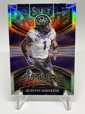 Quentin Johnston 2023 Select Draft Picks Future #FUT-6 Silver Prizm ...