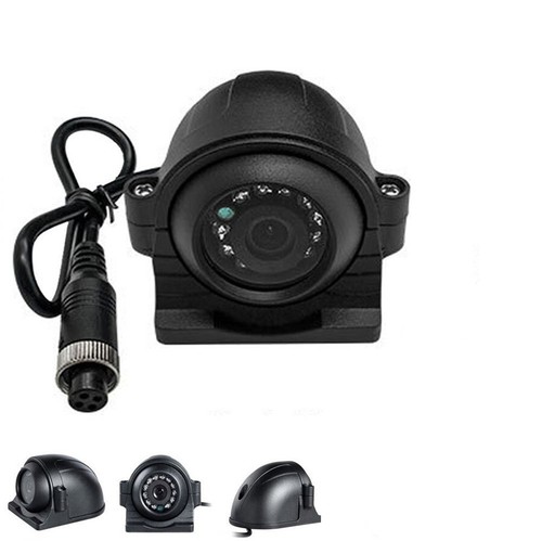 4 Pin Heavy Duty CCD IR Color 12 LED Side View Camera 700 TVL For Truck ...