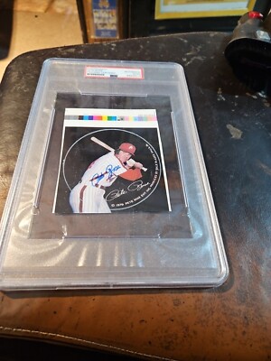PHILADELPHIA PHILLIES PETE ROSE PIN PINBACK Signed Proof PSA Slabbed | eBay