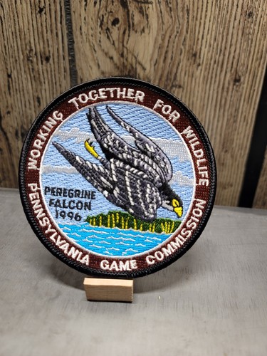 Pennsylvania Game Commission Patch 1996 Peregrine Falcon 4 inch FREE ...