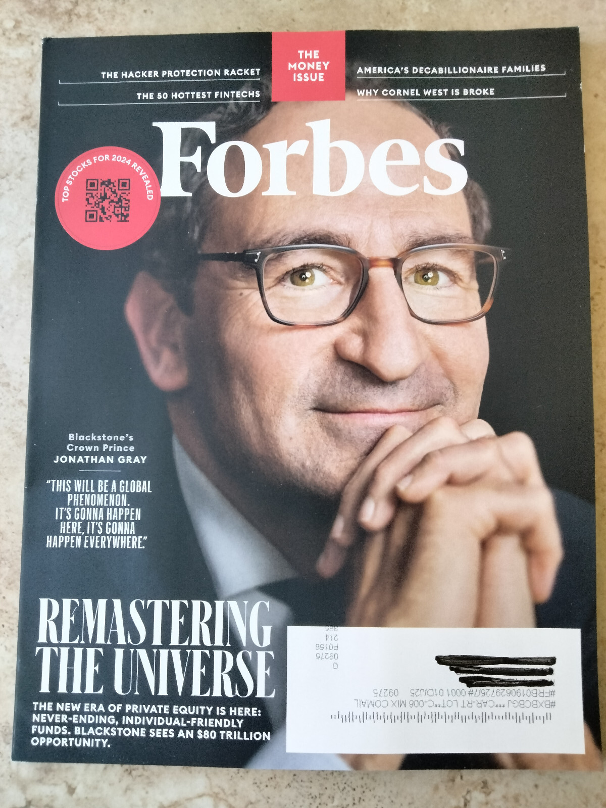 Forbes Magazine February / March 2024 Remastering The Universe Jonathan ...