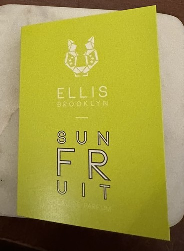 Ellis Brooklyn Sunfruit Sun Fruit Eau De Parfum 1.5 ml 0.05 oz. Sample ...