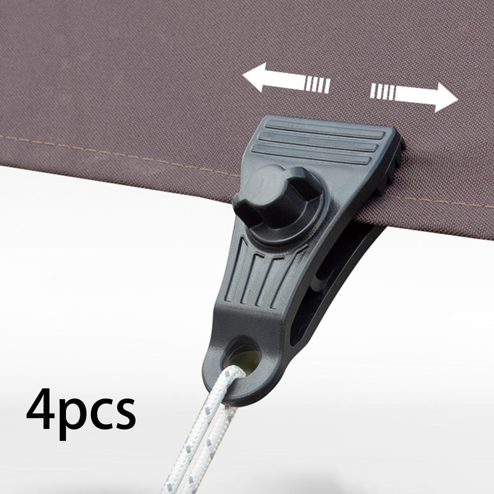 4Pcs Heavy Duty Tarp Clips Versatile Use Lightweight Canopies Clamps ...