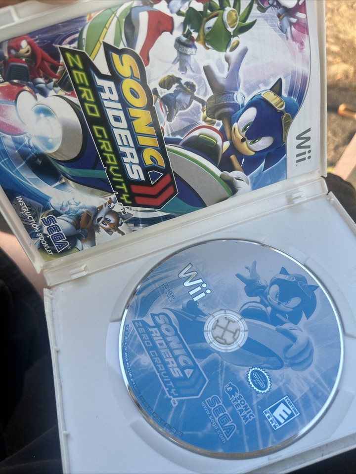 Sonic Riders: Zero Gravity (Nintendo Wii, 2008) CIB Video Game Disc ...