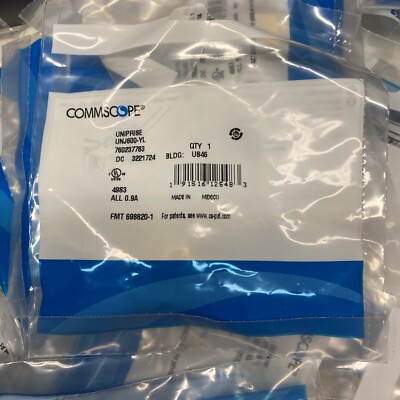 CommScope Uniprise Cat6 Jack, Outlet-IV UNJ600, CC0020875/1, LOT OF 21 ...