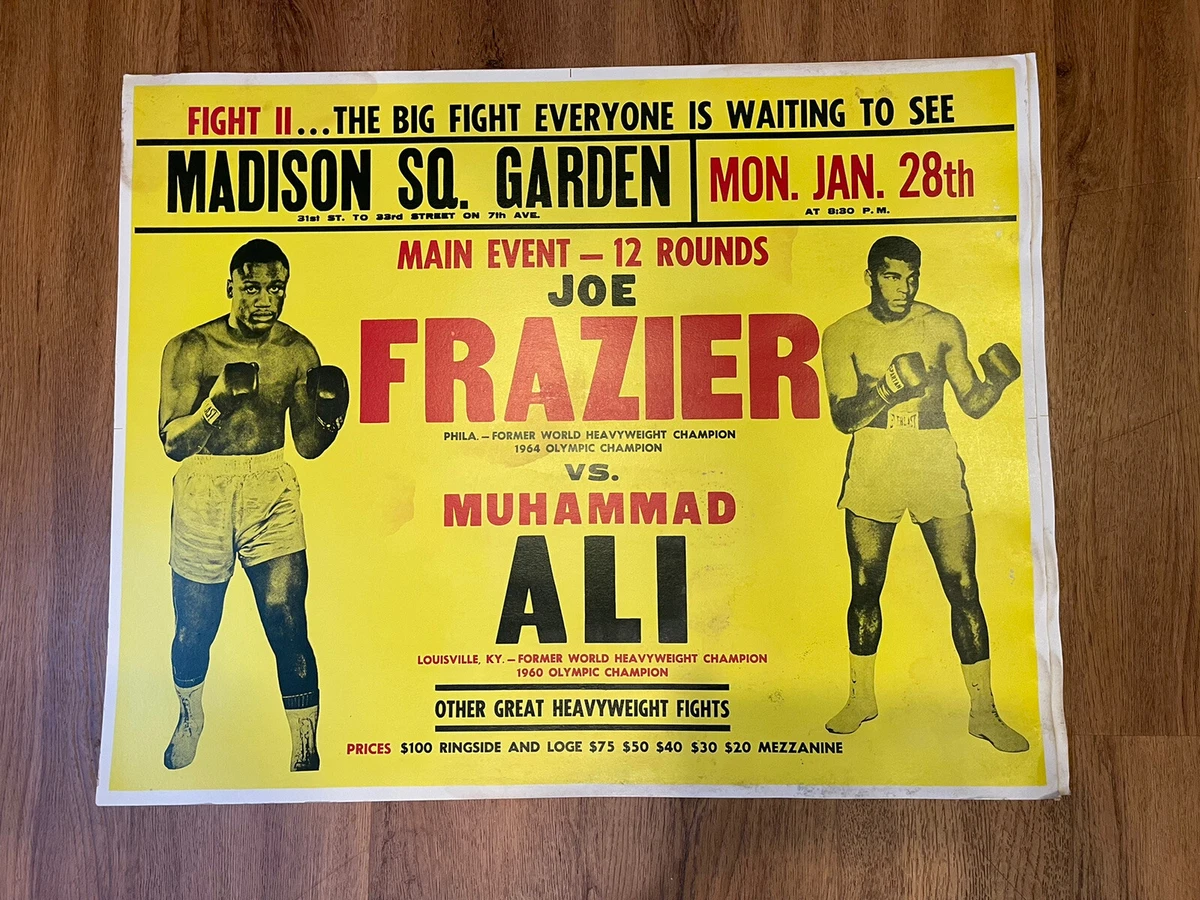 Muhammad Ali Joe Frazier Poster