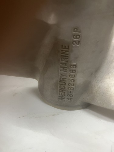 SINGLE RH REAR OUTER 26 PITCH MERCURY BRAVO 3 SS PROP, 48-823668 26P ...