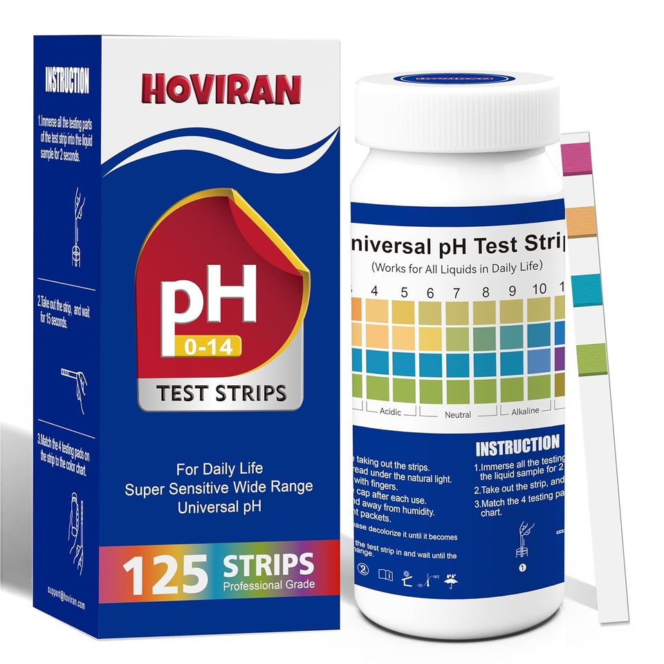 Universal Ph Test Strips 0-14, Quick Accurate Ph Testing Kit for Food ...