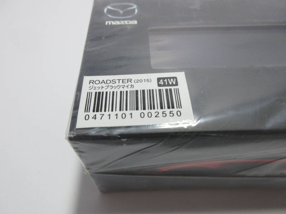 Mini car 1/43 Mazda Roadster ND 2015 Jet Black Mica Dealer genuine ...