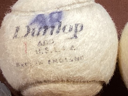 VTG Dunlop Maxlife championship, tennis ball metal container with balls ...