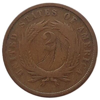 United States 2 Cents "Union Shield" 1867 - Bronze | eBay