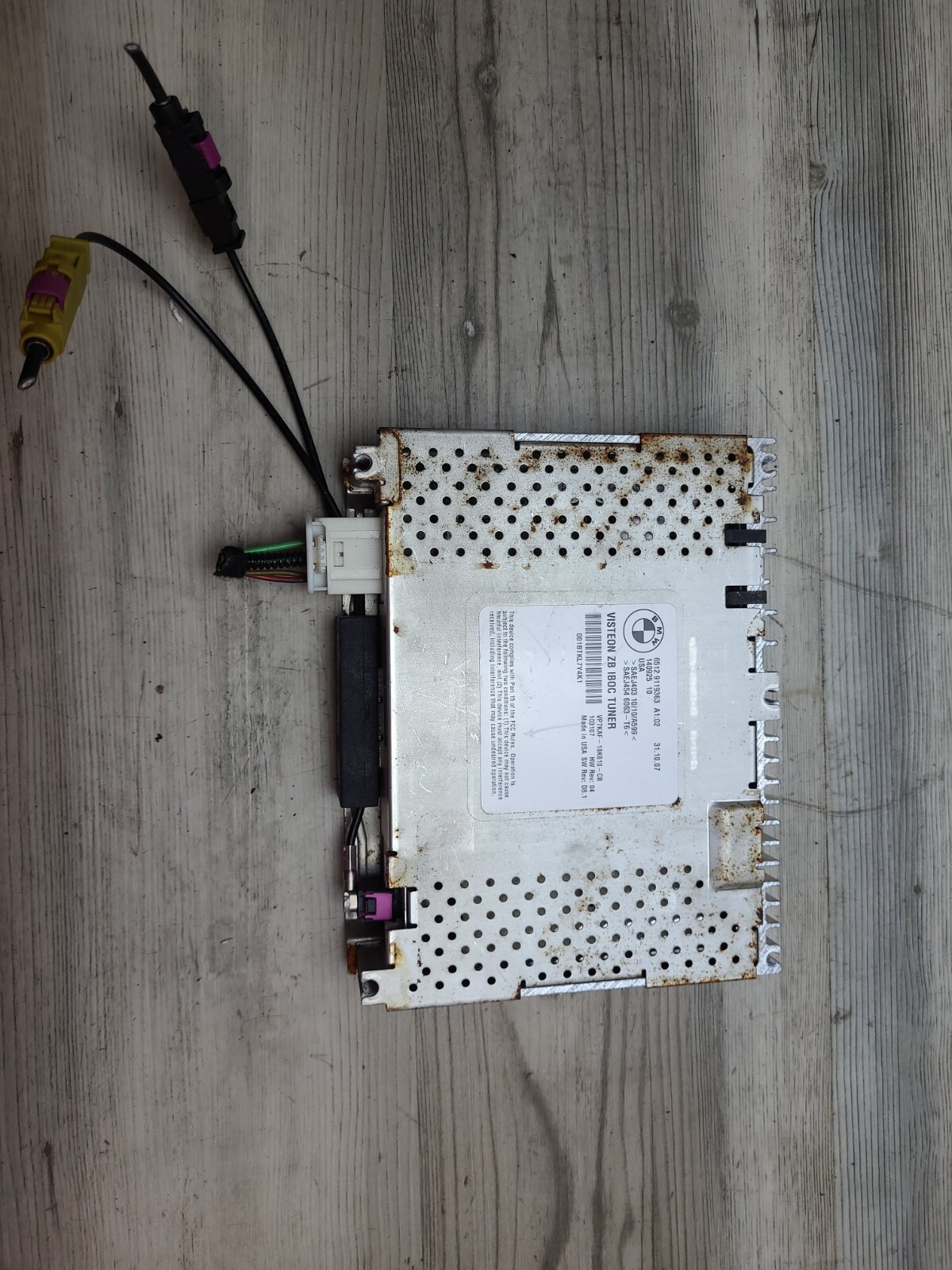 BMW X5 (E70) RADIO STEREO SATELLITE IBOC TUNER RECEIVER CONTROL MODULE ...