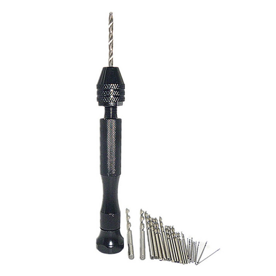 25Pcs Micro-Drill Bit Mini Set High Speed Metric Sizes 0.5mm-3mm G_ro ...