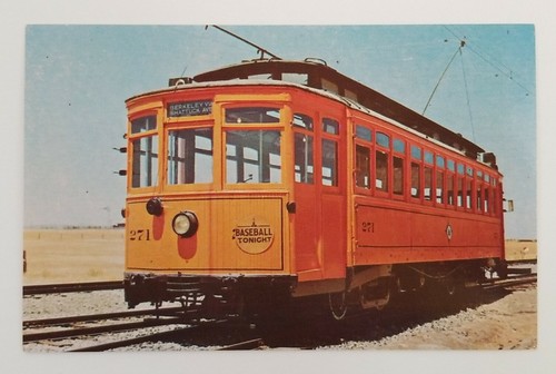 Vintage Railway Postcard: Key System 271 Trolley Car Railway Museum ...