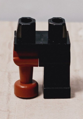 LEGO Pirate LEGS Wooden Leg PEG Missing Body Part Black Jeans Pants ...