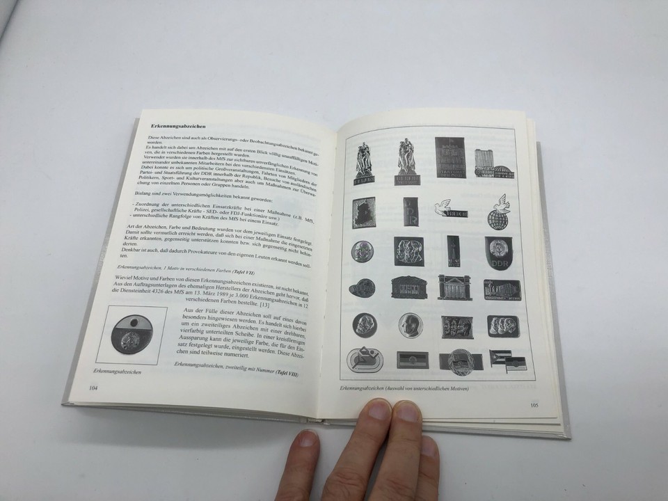 SELL OUT Vintage East German Stasi Secret Police Recognition Pin X-12R ...