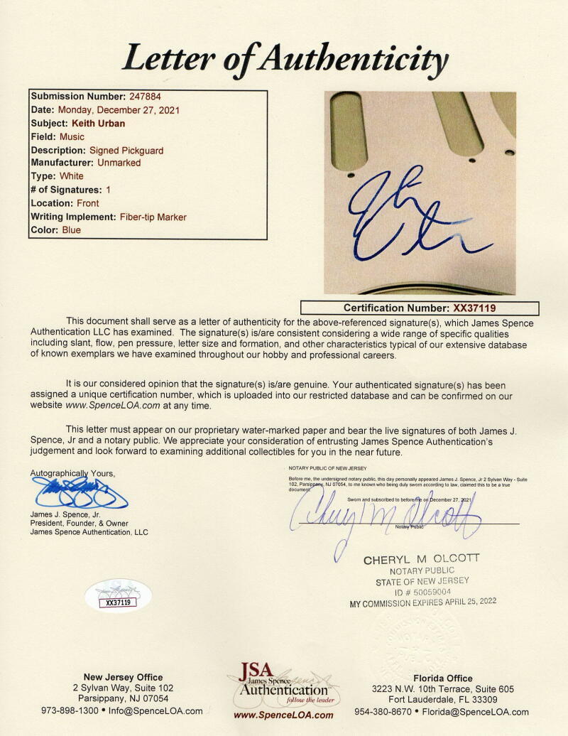 KEITH URBAN SIGNED AUTOGRAPH CUSTOM FENDER ELECTRIC GUITAR - COUNTRY W ...