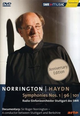Sir Roger Norrington - Haydn, Joseph: Sinfonien Nrn. 1, 96, 101 (DVD ...