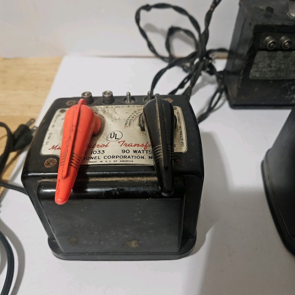 Lot 6 Vintage Model Train Transformer Lionel 1033 1034 Trainmaster ...