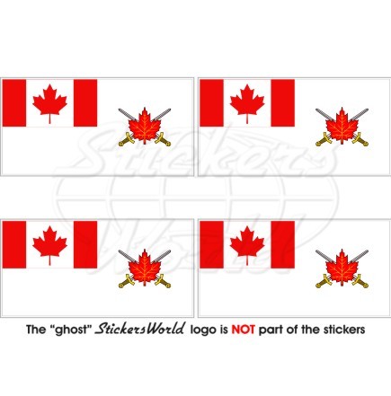 CANADA Armée Drapeau Commandement de la Force Terre Stickers ...