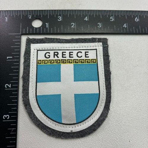 Vintage Woven Front w/ Felt Back GREECE Flag Theme Patch (Travel & Tourism) 18R8 | eBay
