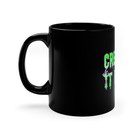 Creepin' It Real Funny Halloween 11oz Black Mug | eBay