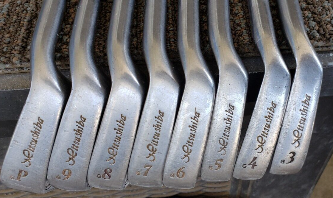 SET OF MITSUSHIBA MIRAGE 3-PW VERY CLEAN IRONS W GRAPHITE SHAFTS & NEW ...