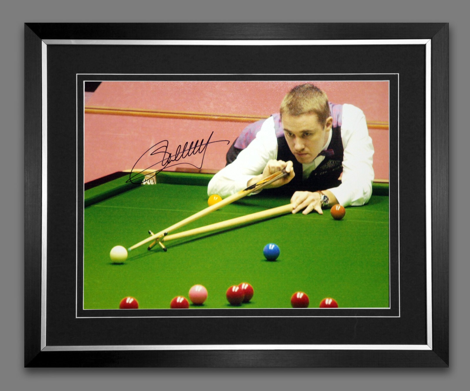 Stephen Hendry Signed And Framed Snooker Photograph : B | eBay