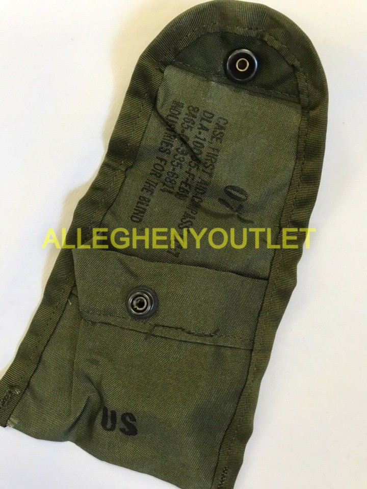 QTY (2) USGI Army Military 1st First Aid Compass ALICE Pouch LC 2 OD ...