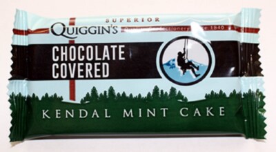 Kendal Mint Cake Quiggins Kendal Mintcake 3 x 35g Chocolate Covered ...