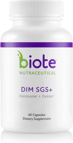 BIOTE Nutraceuticals- DIM SGS + - Hormone + Detox 60 Capsules Dietary ...