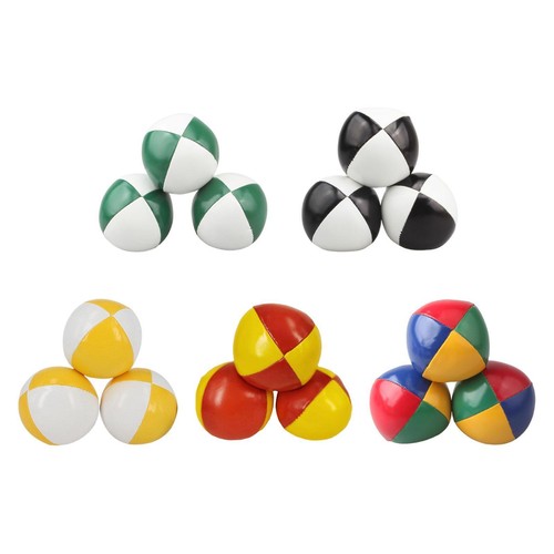 3 Pack Juggling Balls with Storage Bag, Soft Hand Throw Ball Toy ...