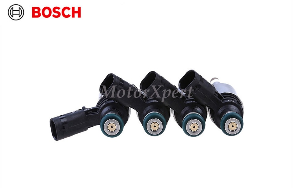 4 pcs Bosch Fuel Injectors 06B906036L for AUDI S3 TT VW Golf Passat ...