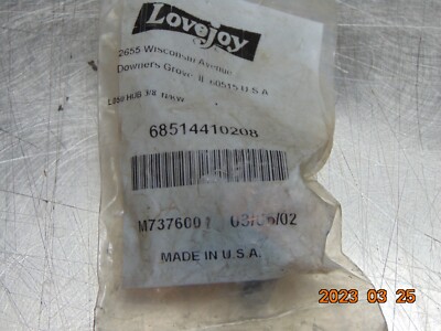 Lovejoy L050 68514410208 3/8" Jaw Coupling Hub L050 New | eBay
