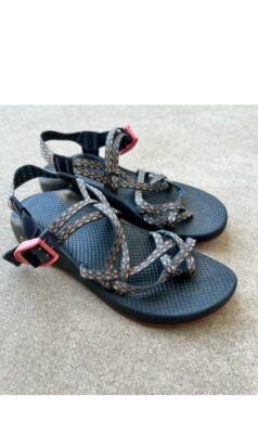 Chaco ZX/2 Creat Citrus Double Strap Adjustable Sandals Size 8 | eBay
